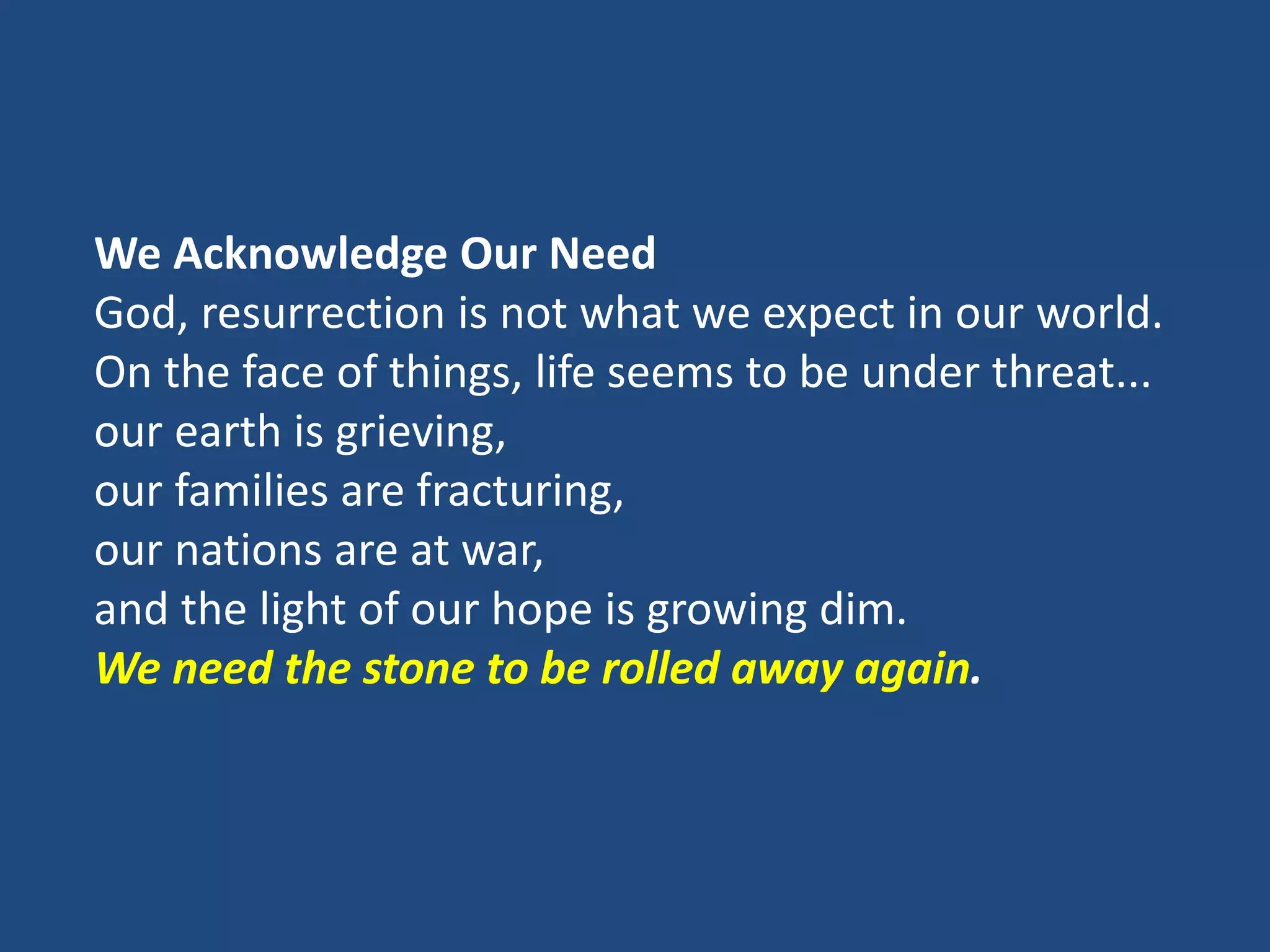 Easter holy communion liturgy | PPTX