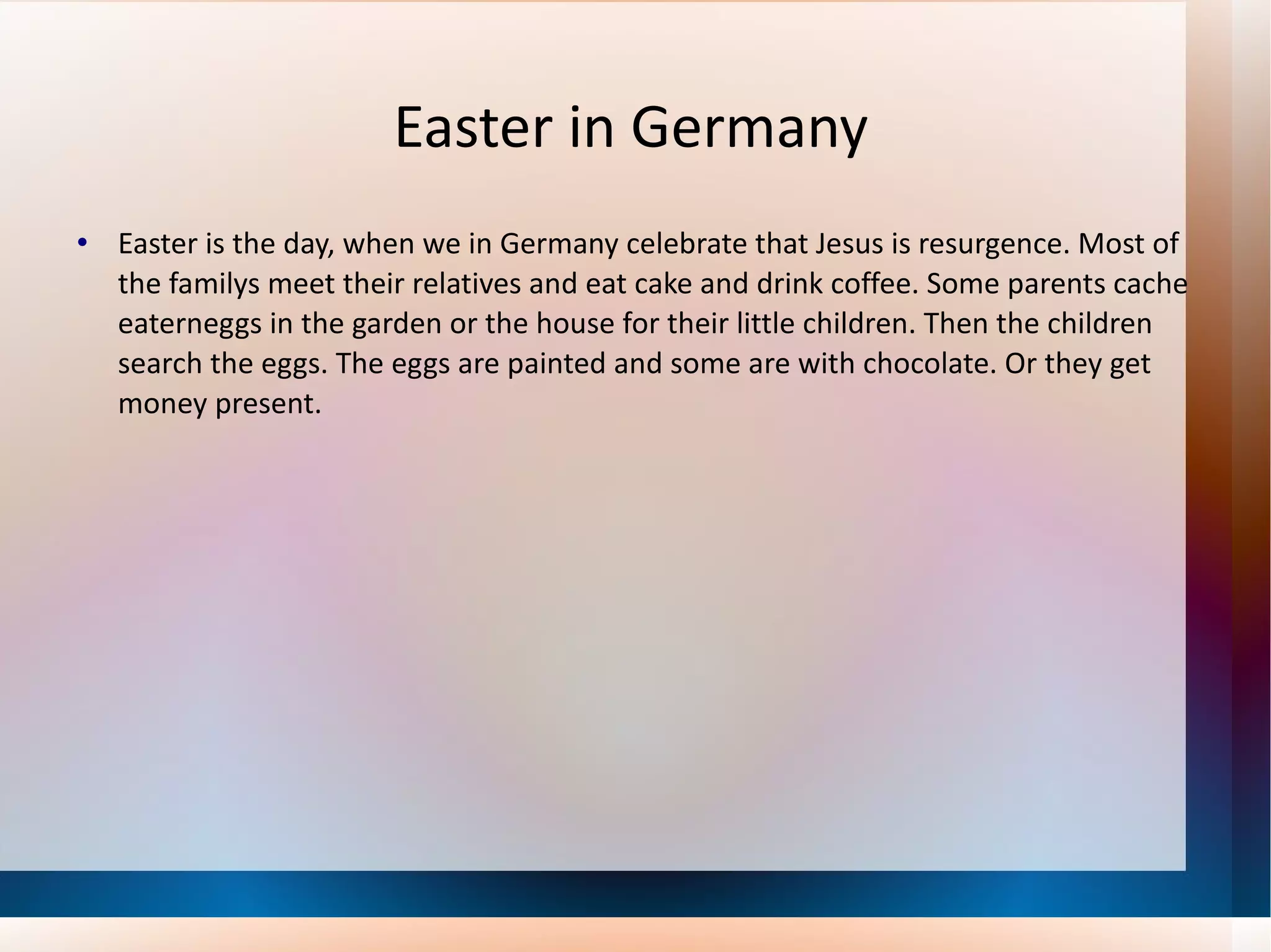 Easter in Germany 4 | PPT