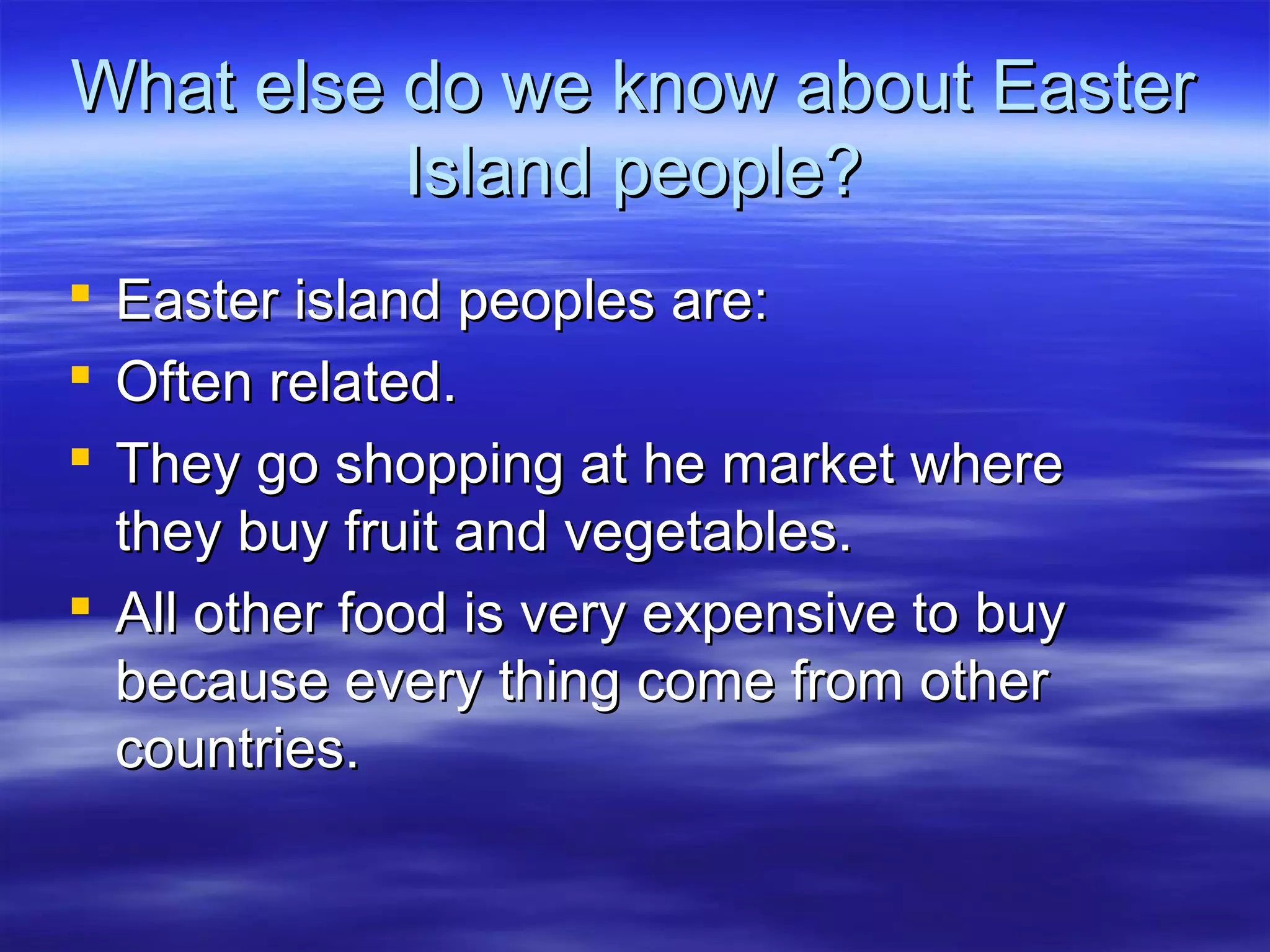 Easter island | PPT
