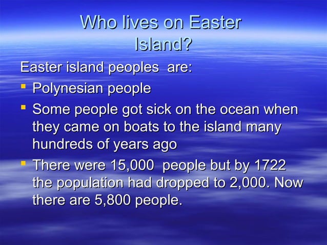 Easter island | PPT