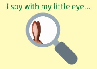 Easter i spy with my little eye presentation | PPSX