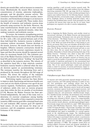 Shaker exercise and dysphagia | PDF