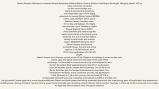 TOURISM, GEOGRAPHY AND CULTURE OF Eastern-Visayas.pptx