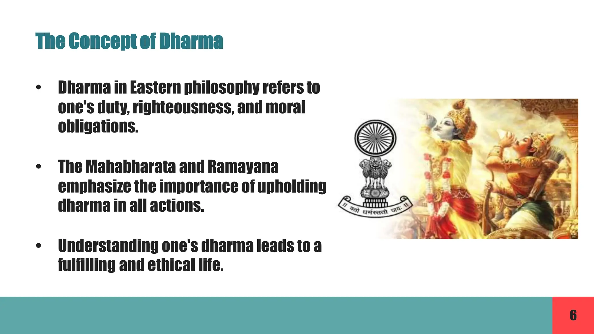 Eastern And Western Philosophy Ethics From Mahabharata Ethics From ...