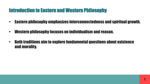 Eastern And Western Philosophy Ethics From Mahabharata Ethics From ...