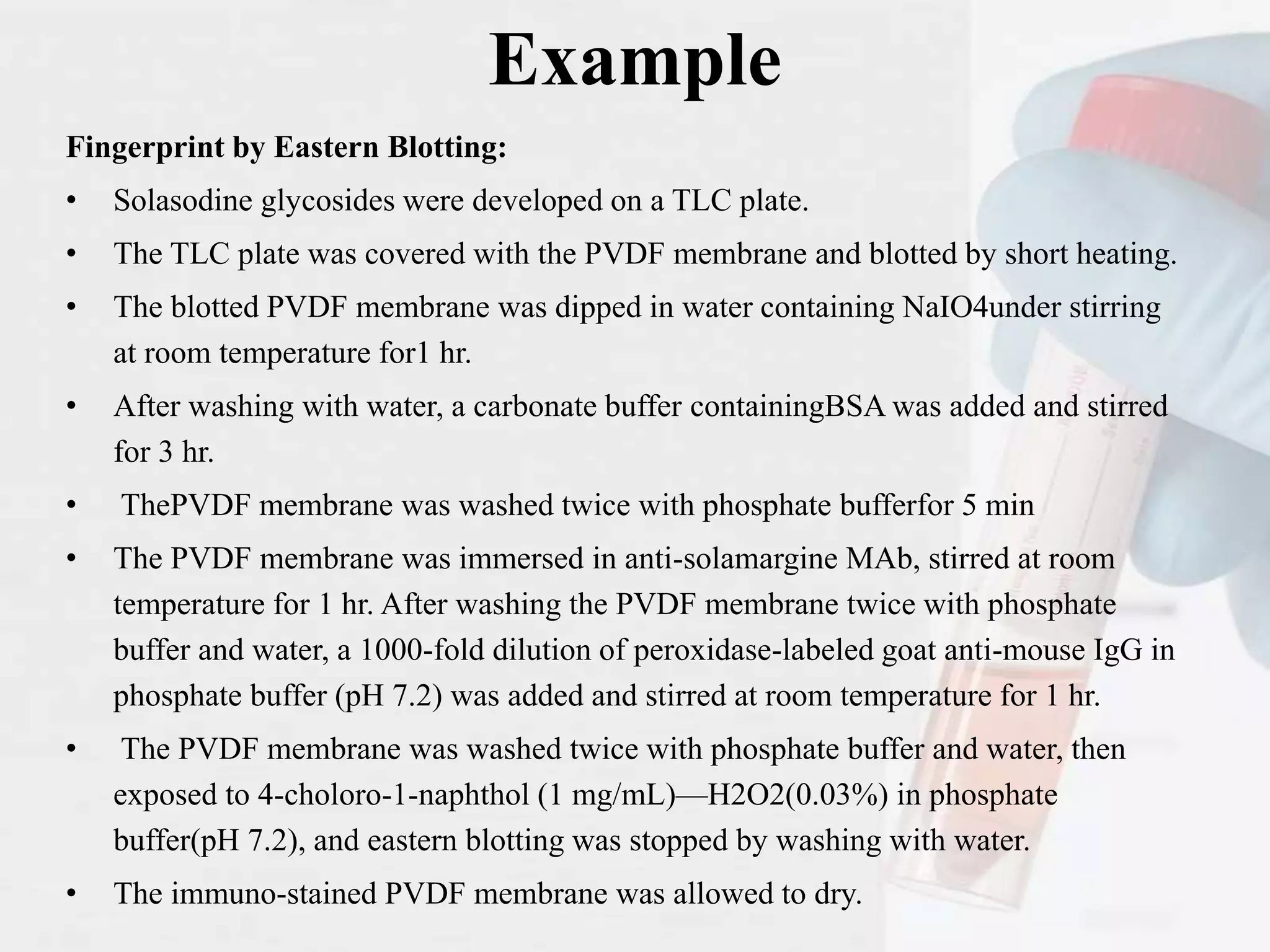 Eastern blotting Technique | PPTX