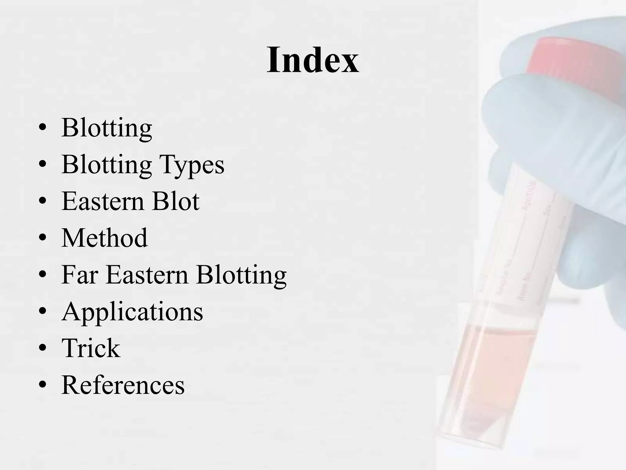 Eastern blotting Technique | PPTX