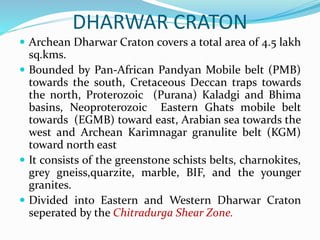 Eastern dharwar craton | PPTX