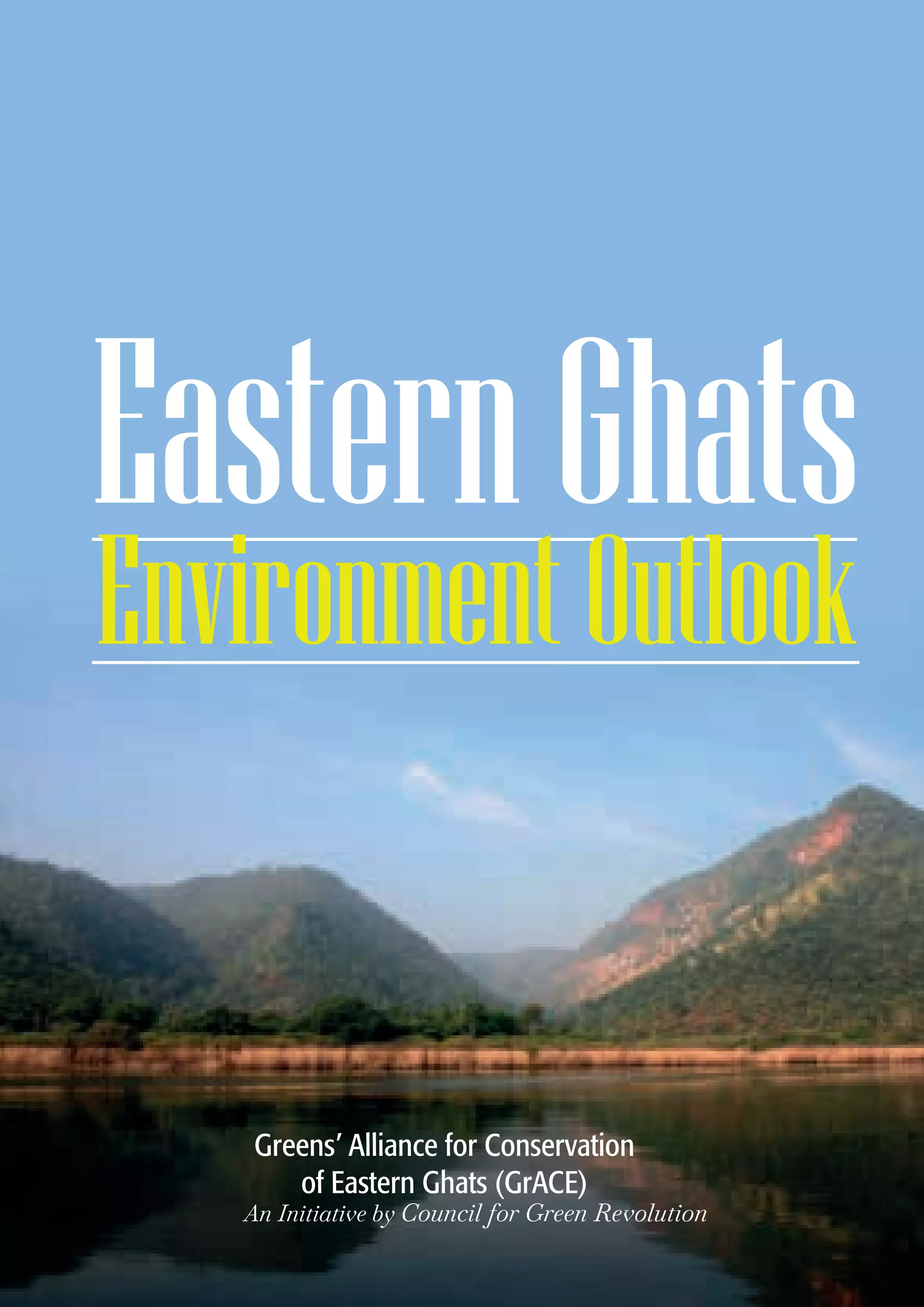 Eastern Ghats Environment Outlook | PDF