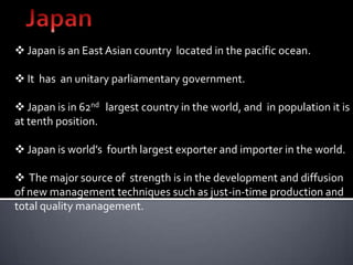 Easternization of management japan n korea | PPTX