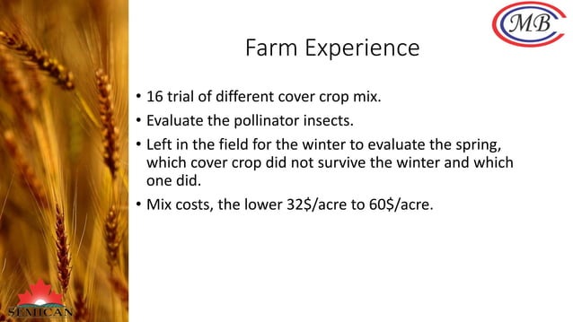 8. Cover Crop Realists - Marc Bercier & Matt Taylor | PPT