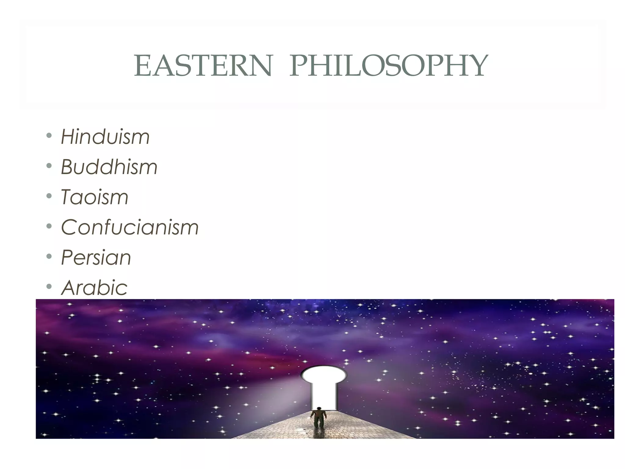 Eastern philosophy | PPT