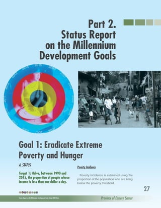 MDGs Provincial Status Report 2010 Philippines Eastern Samar | PDF