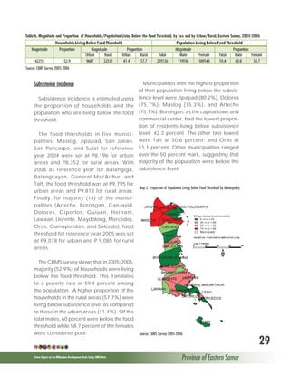 MDGs Provincial Status Report 2010 Philippines Eastern Samar | PDF