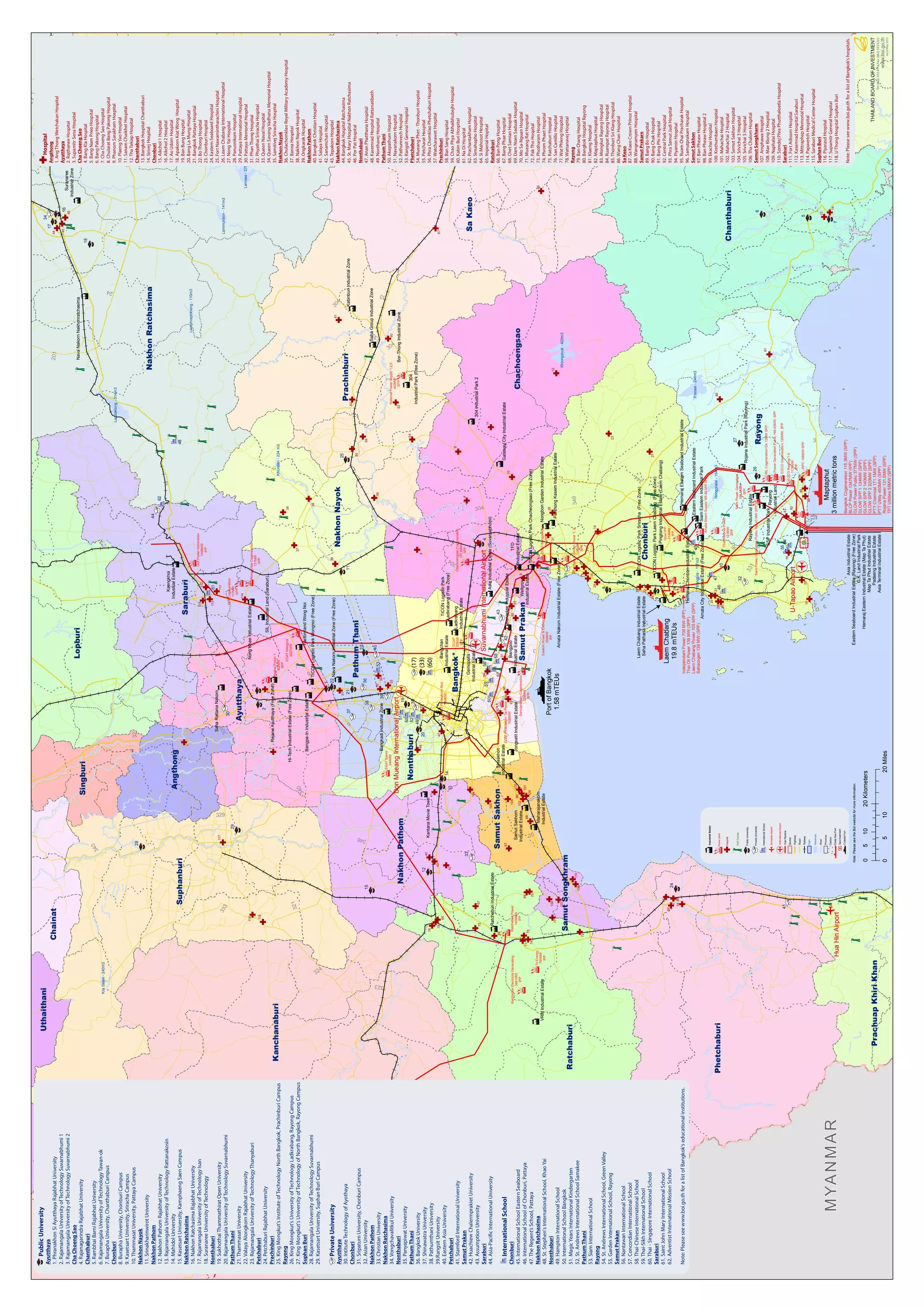 Eastern Seaboard Investment Map | PDF