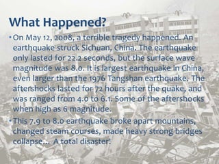 Eastern sichuan earthquake | PPTX