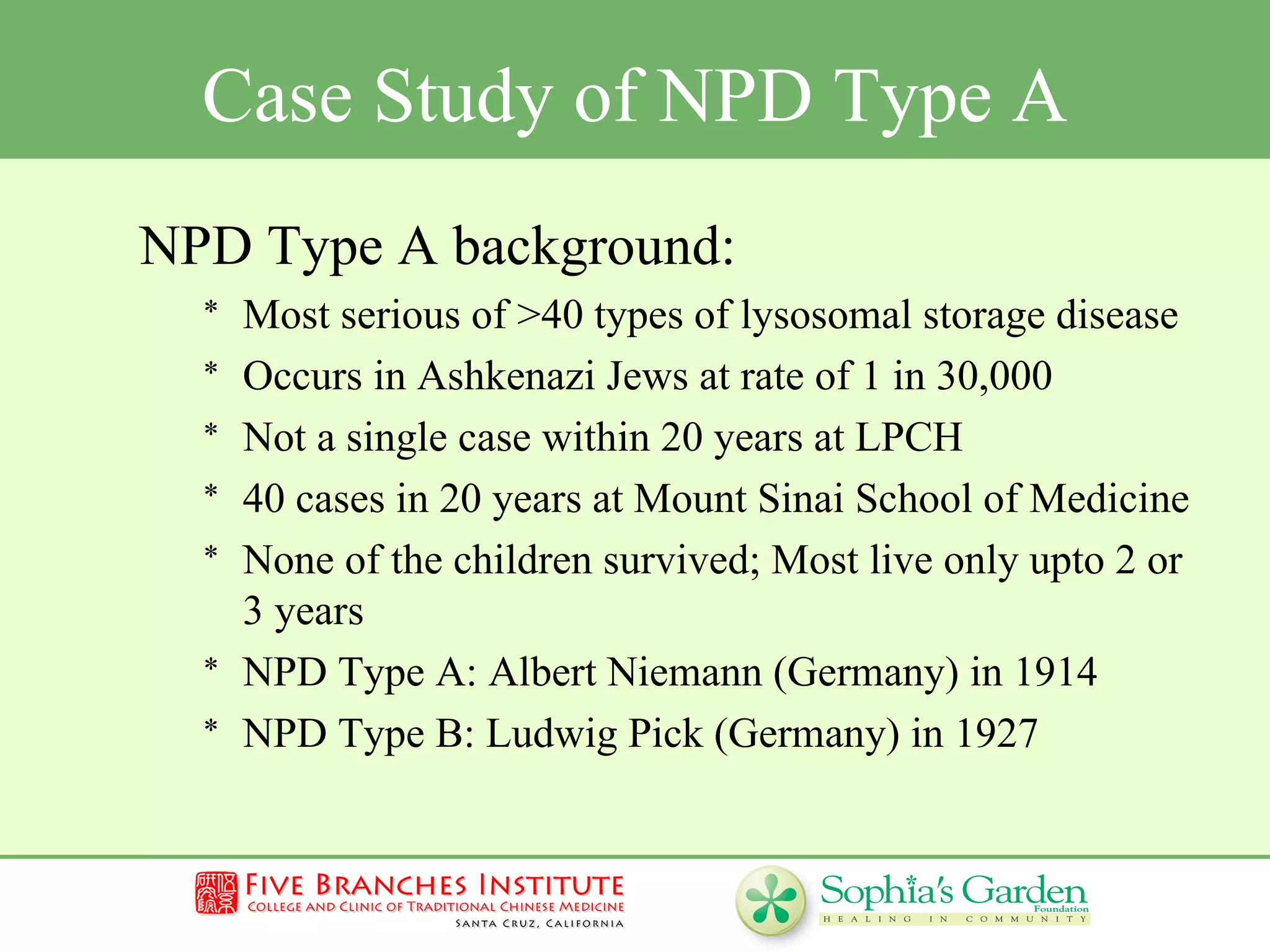 Eastern-Western Diagnosis & TCM Treatment for NPD Type A | PPT