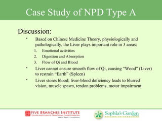 Eastern-Western Diagnosis & TCM Treatment for NPD Type A | PPT