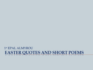 Easter Tumblr Quotes