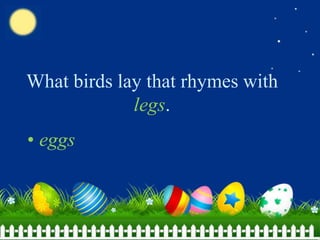 Easter rhymes | PPT
