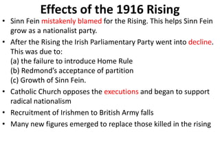 Easter rising and rise of militant nationalism | PPT