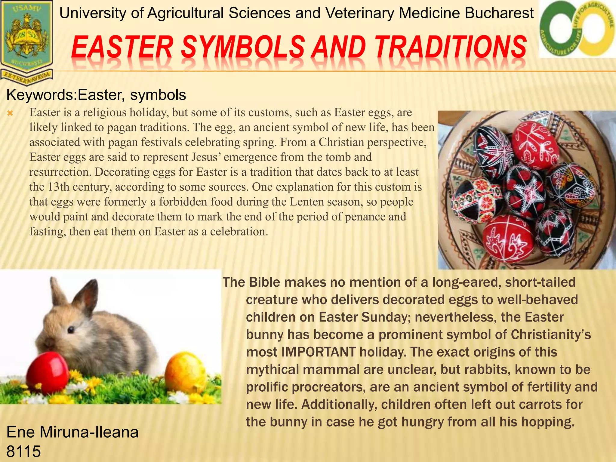 Easter symbol and traditions | PPTX