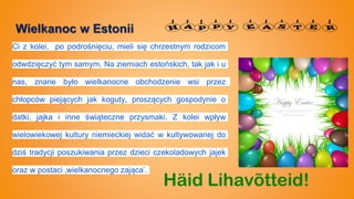 Easter traditions in Estonia | PPT