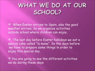 Easter traditions in Spain KA2 | PPT | National & Civic Holidays | Holidays
