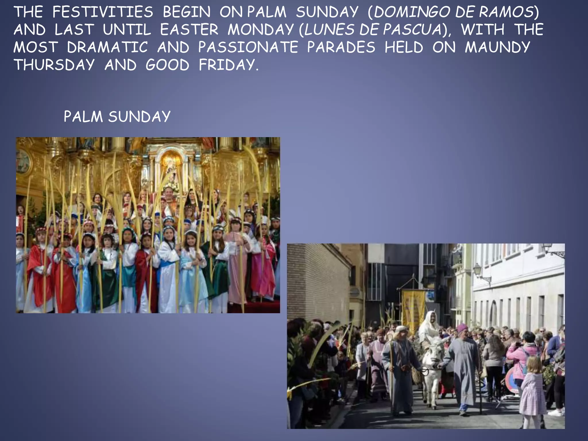 Easter traditions in spain | PPT