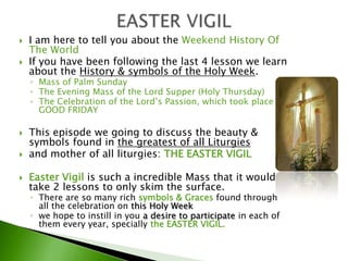 Easter Vigil Symbols