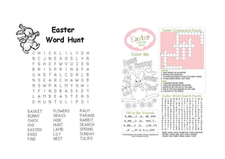 Easter word hunt | PPT