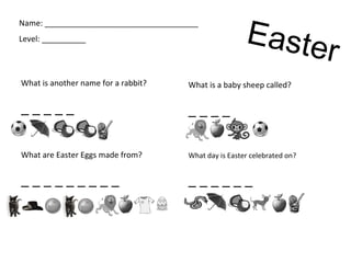Easter worksheets | PPT