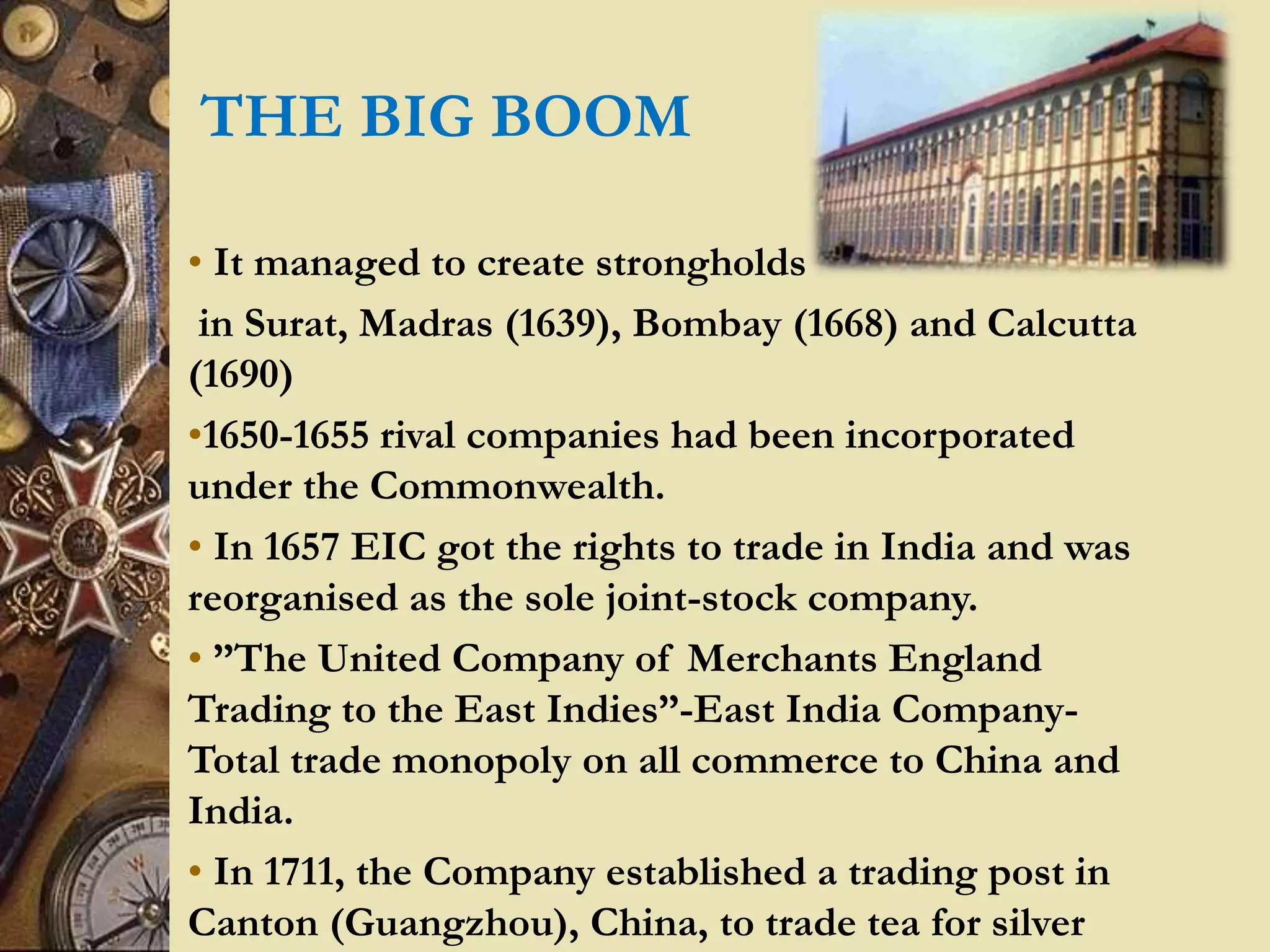 The British East India Company-The Rise and Fall | PPT