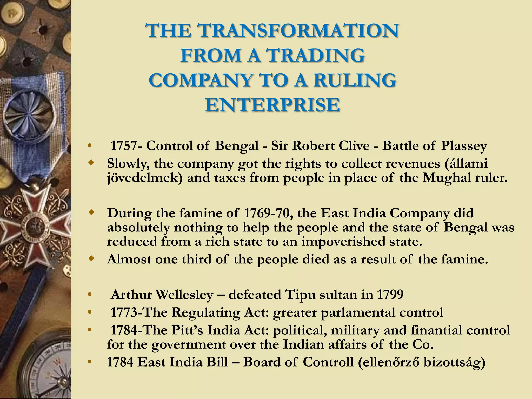 The British East India Company-The Rise and Fall | PPT