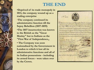 The British East India Company-The Rise and Fall | PPT