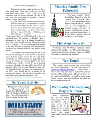 East main informer, 11 19-19 | PDF | Christianity | Religion & Spirituality