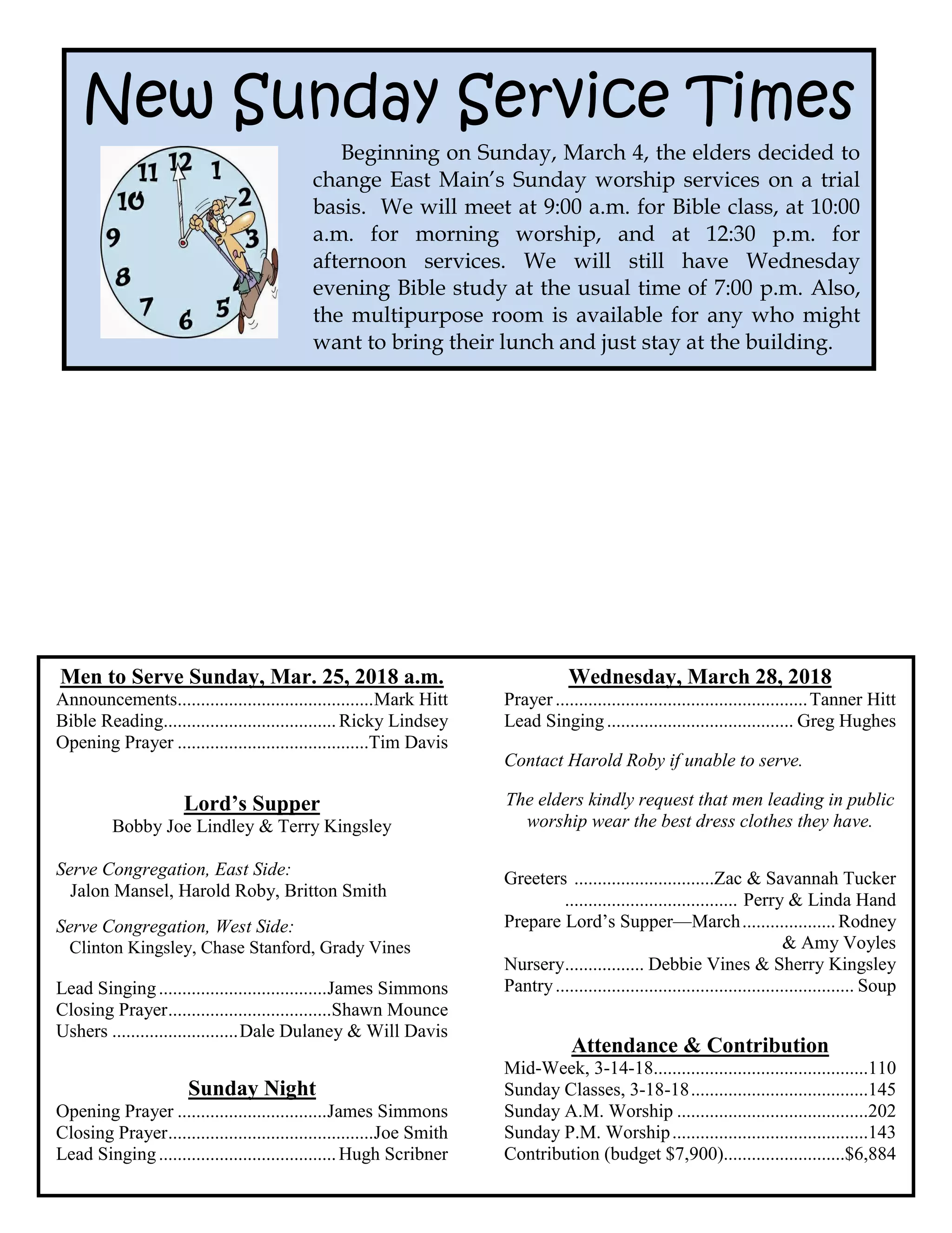 Bulletin, 3 20-18 | PDF