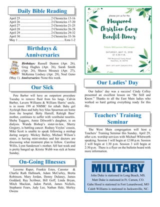 Bulletin, 4-24-18 | PDF