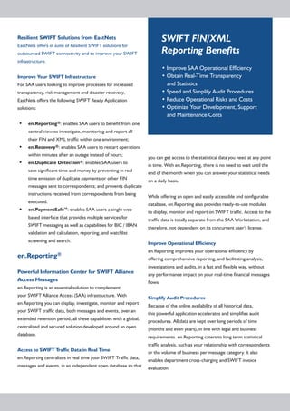 EastNets Resilient SWIFT Solutions | PDF