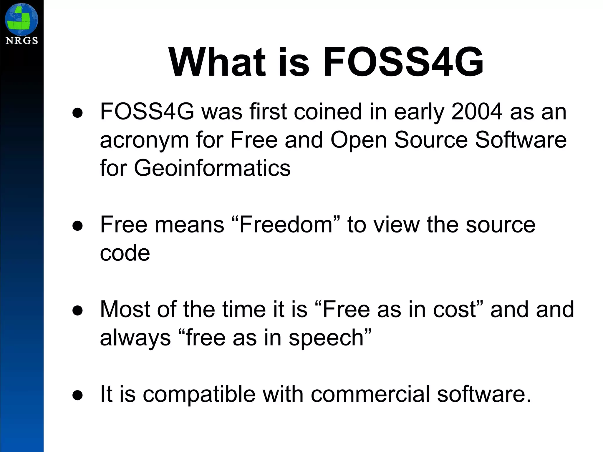 Building a Server with FOSS4G Software | PPT