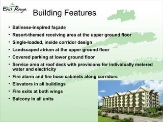 East Raya Gardens in Pasig City by DMCI | PPT