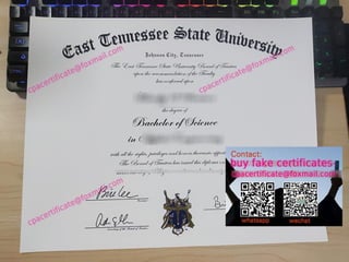 East Tennessee State University diploma | PDF