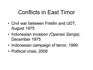 East Timor | PPTX