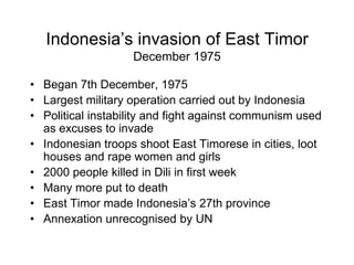 East Timor | PPTX
