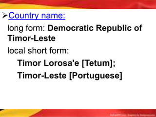EAST TIMOR.pptx