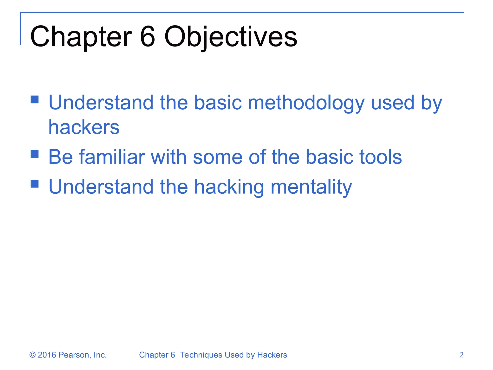 Understand the basic methodology used by hackers | PPT