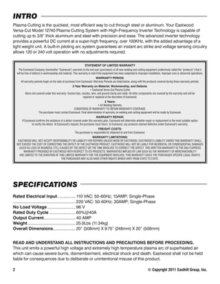 Eastwood versa-cut-plasma-cutting-system-instructions | PDF