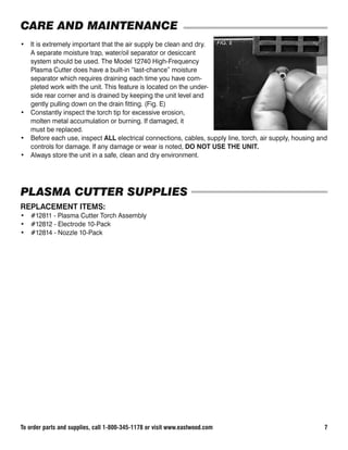 Eastwood versa-cut-plasma-cutting-system-instructions | PDF