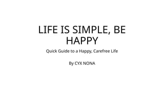 Easy-Breezy Girls Tips for a Happy-Go-Lucky Life.pptx
