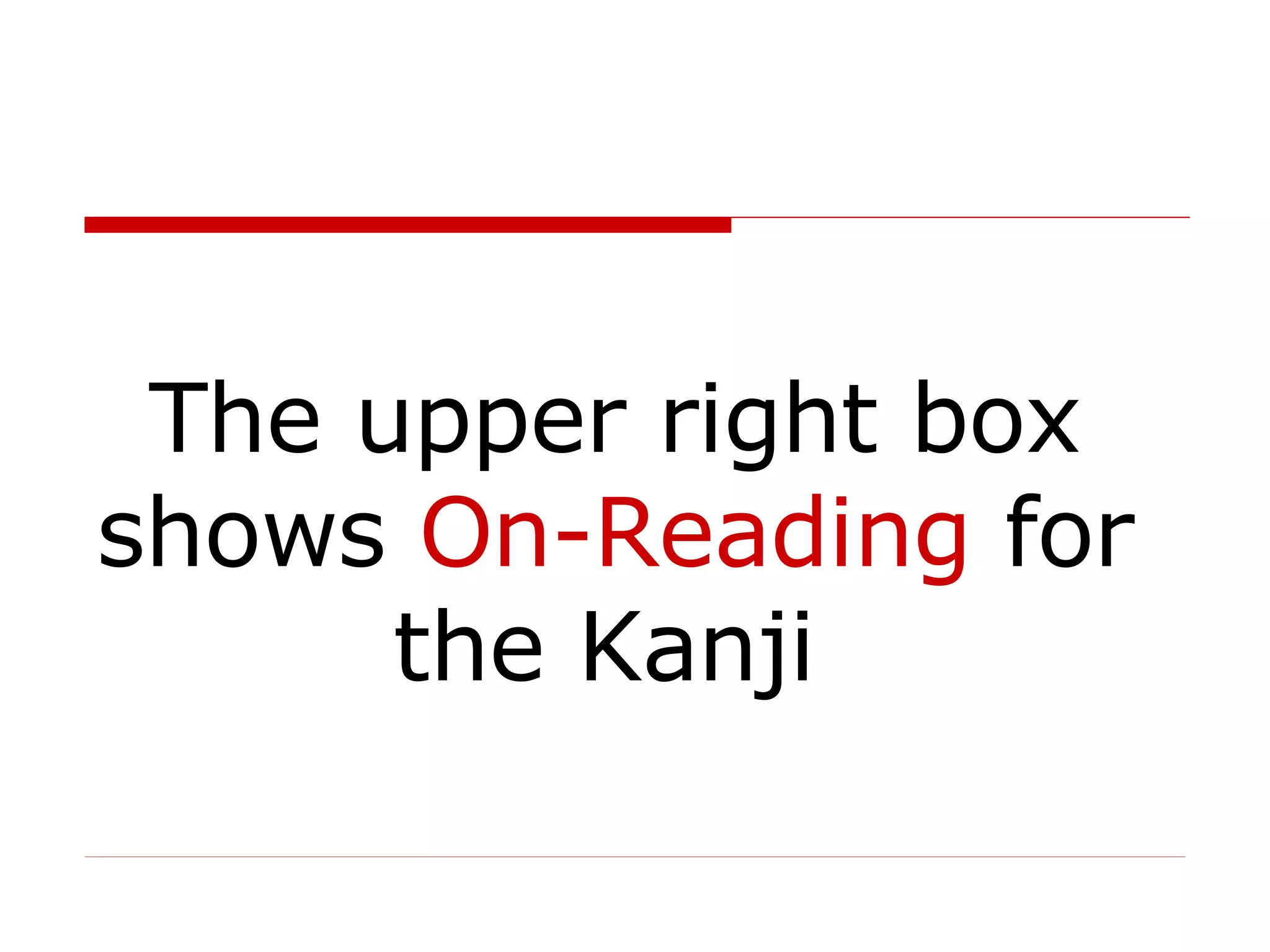 Easy Kanji Introduction | PPT